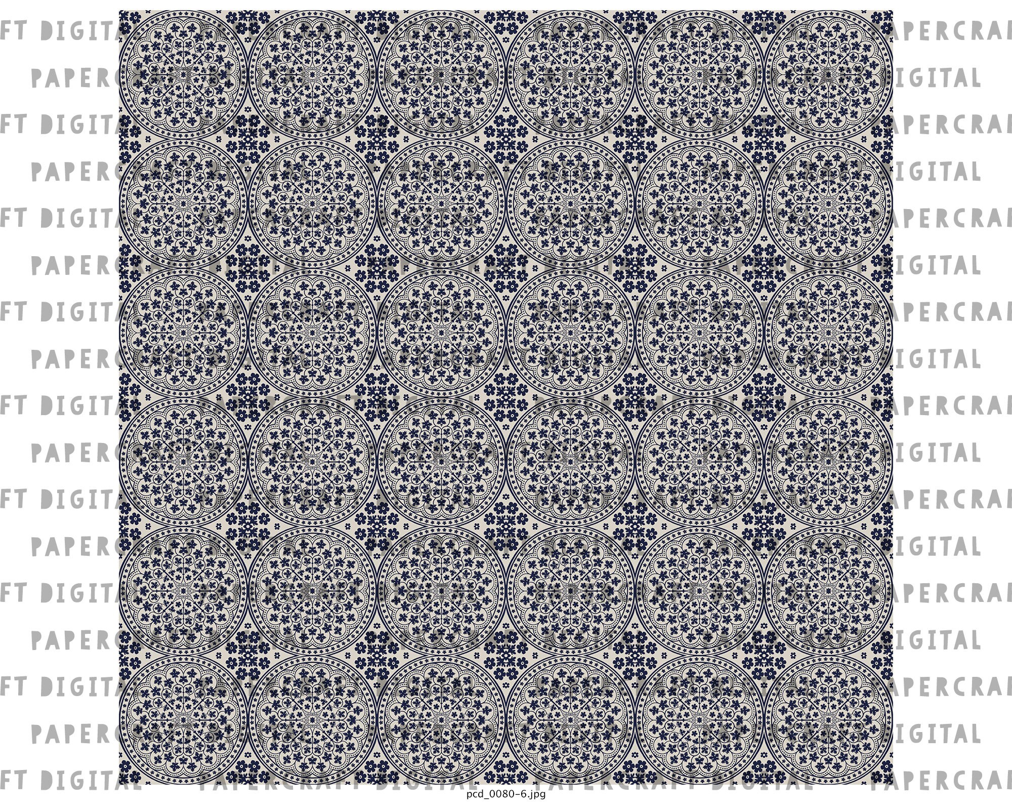 Vintage Scrapbook Printable Paper Old Ornamental Pattern | Etsy