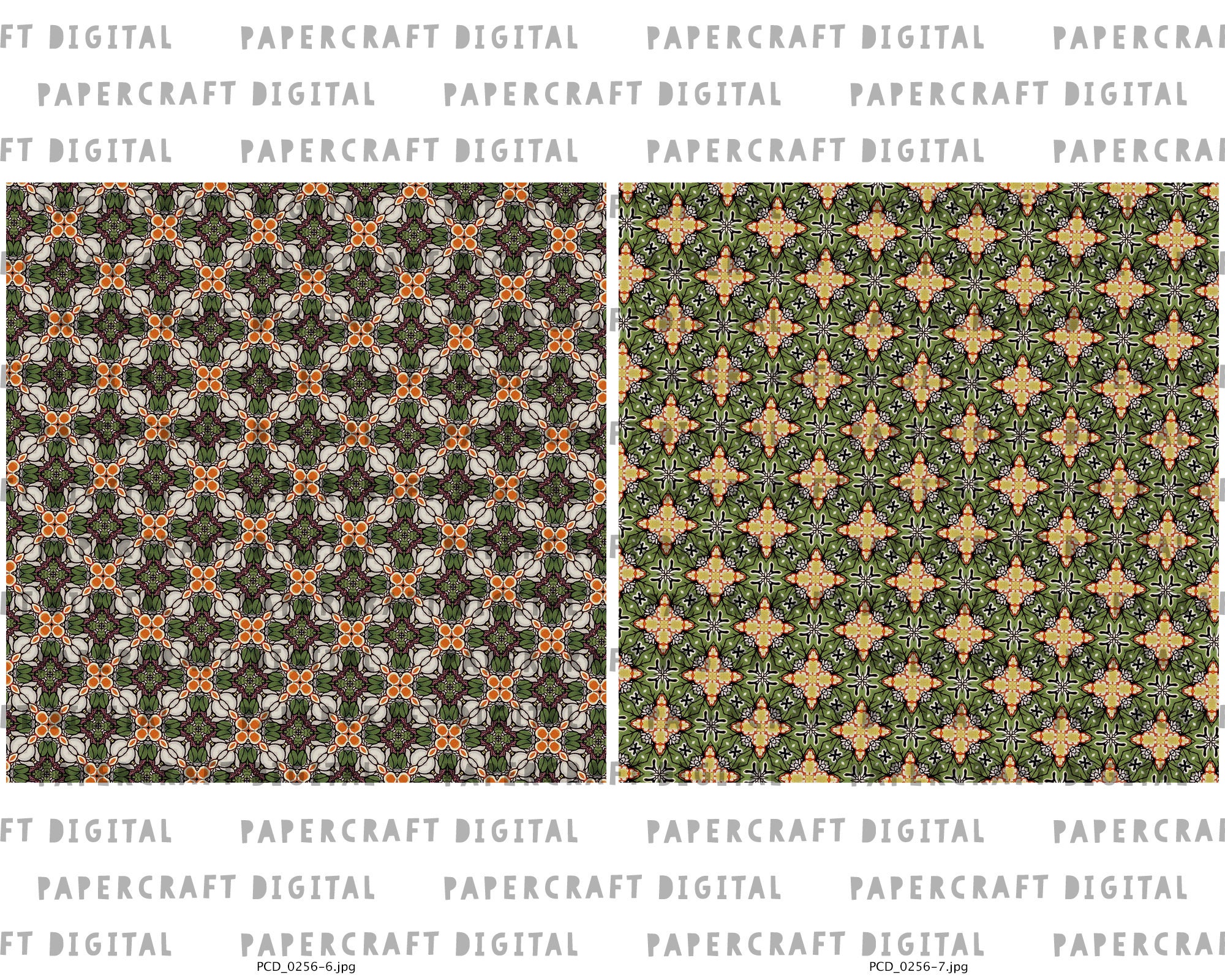 Vintage Scrapbook Printable Paper | Old Hippie Flower Pattern ...