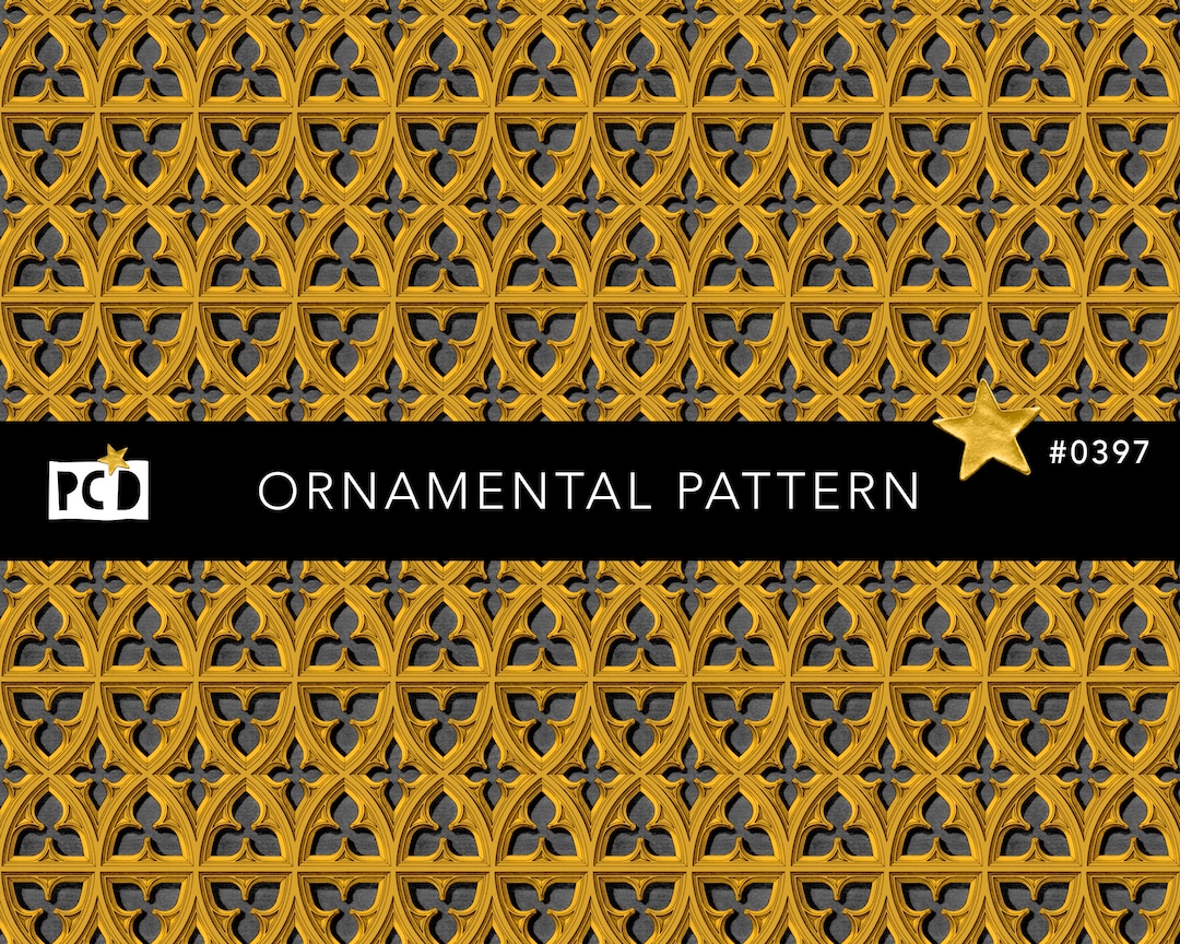Medieval Seamless Pattern | Old Decorative Middle Ages Design | Digital ...