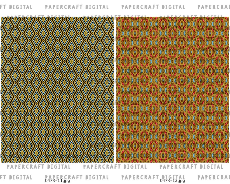 Book Binding Endpaper Patterns Decorative Patterned Papers - Etsy