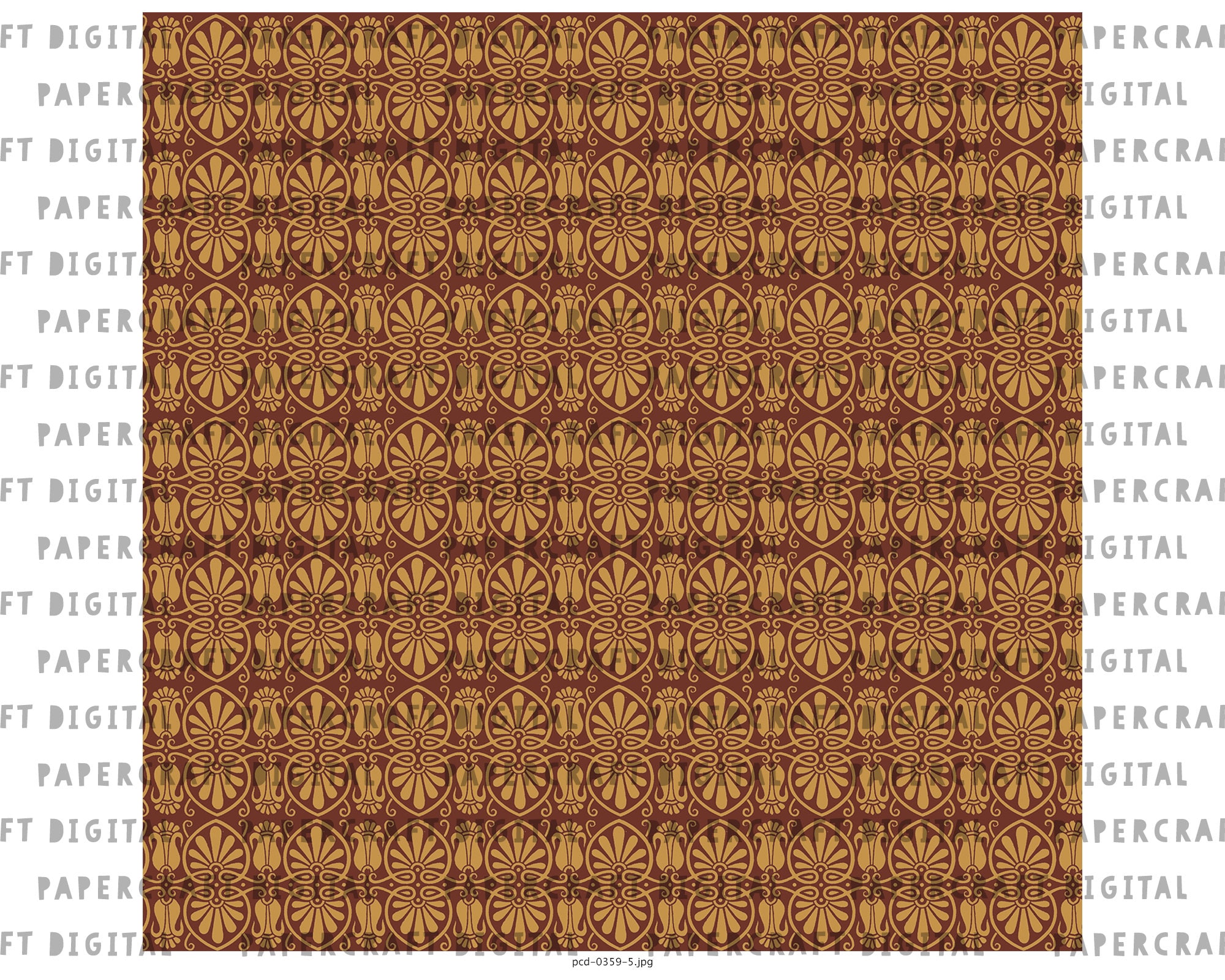 Ancient Greek Patterns Printable Paper Vintage Scrapbook Decorative ...