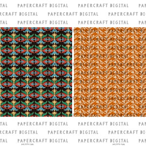 Medieval Printable Paper Patterns | Old Middle Ages Seamless Decorative ...