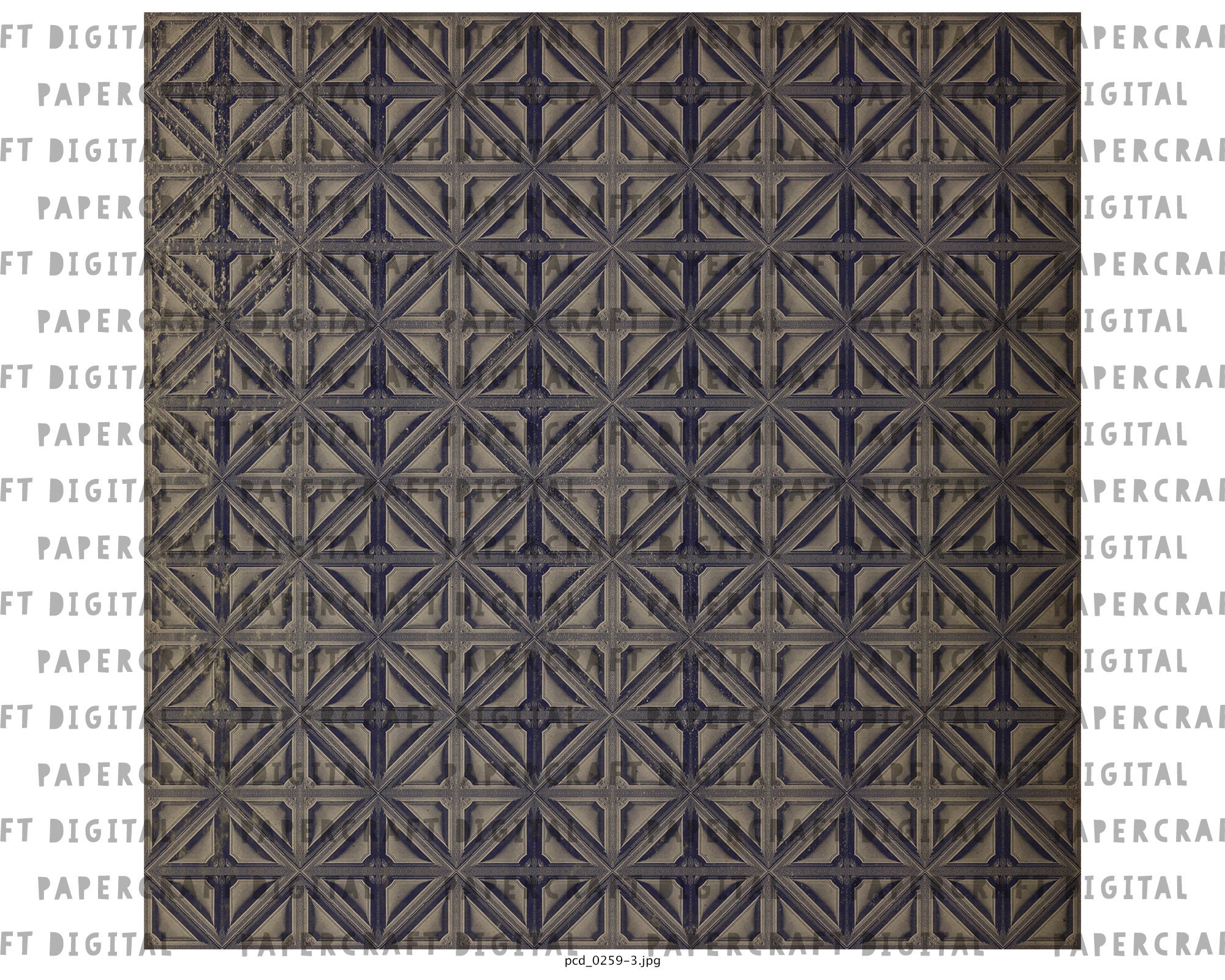 Vintage Scrapbook Printable Paper Old Wallpaper Pattern | Etsy