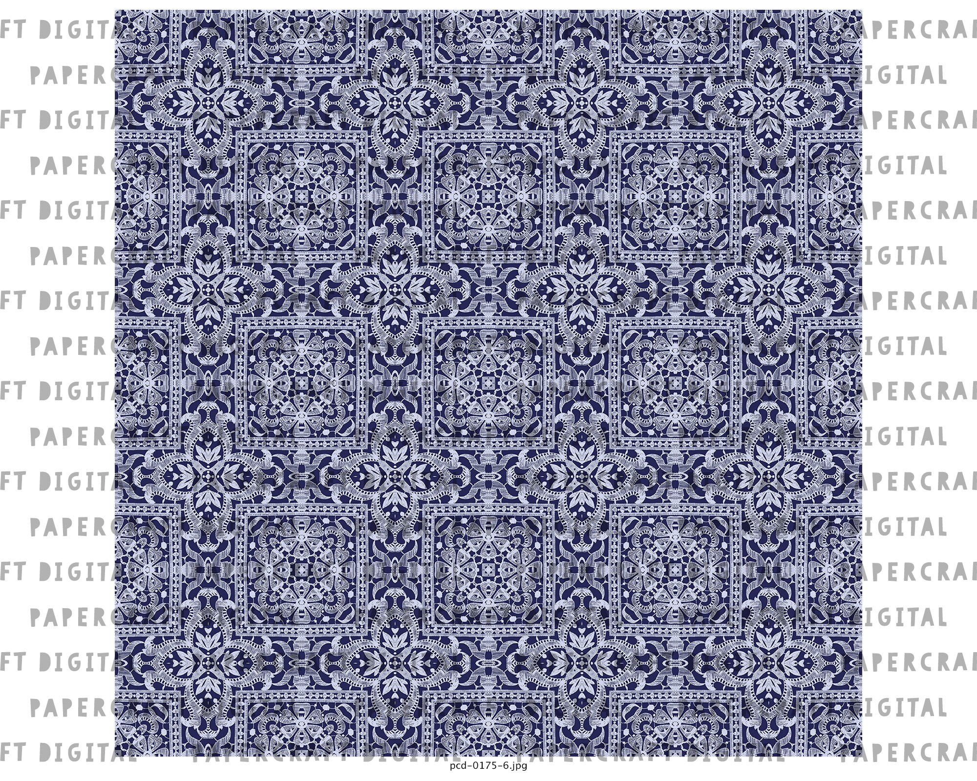 Vintage Scrapbook Printable Paper Old Ornamental Pattern | Etsy