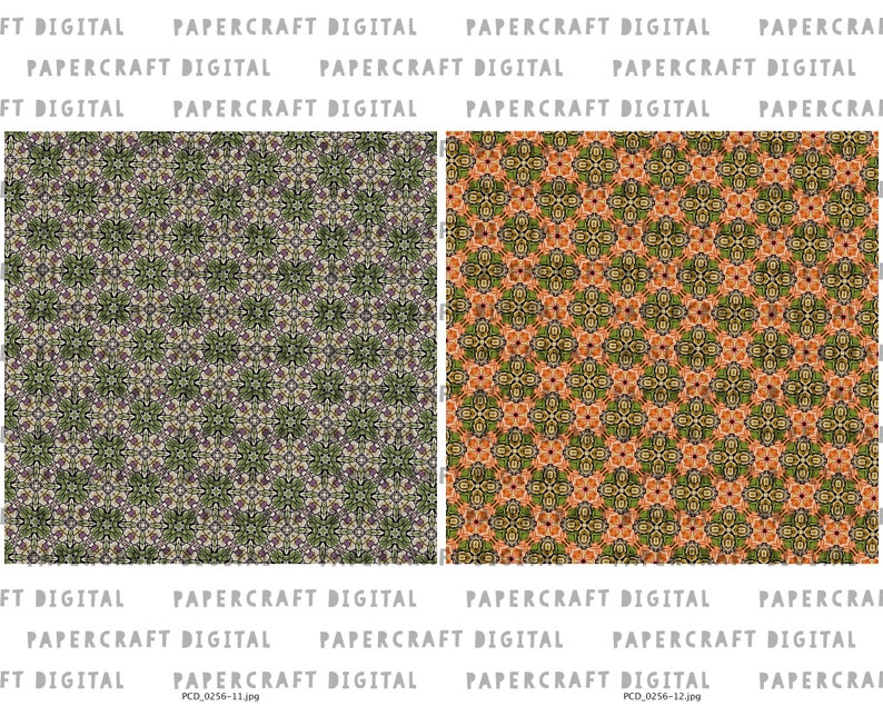 Vintage Scrapbook Printable Paper Old Hippie Flower Pattern - Etsy