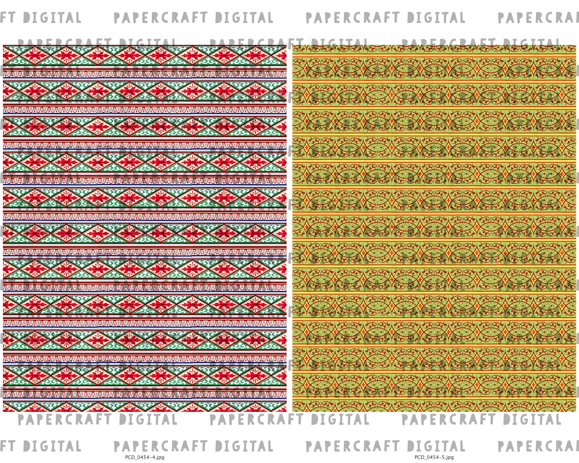 Antique Decorative Printable Papers Old Vintage Bookbinding Endpapers ...