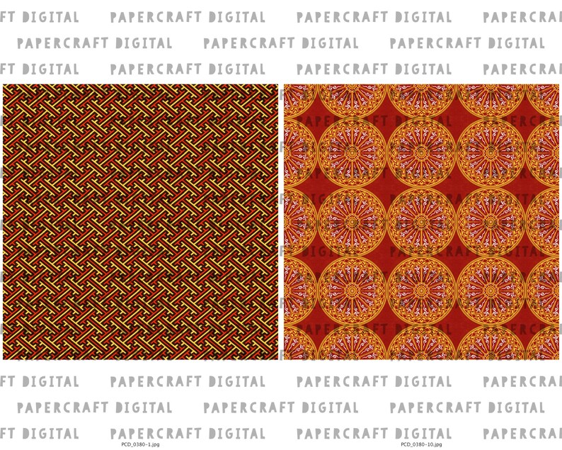 Chinese Printable Paper Patterns Old Asian Seamless Decorative Endpaper ...