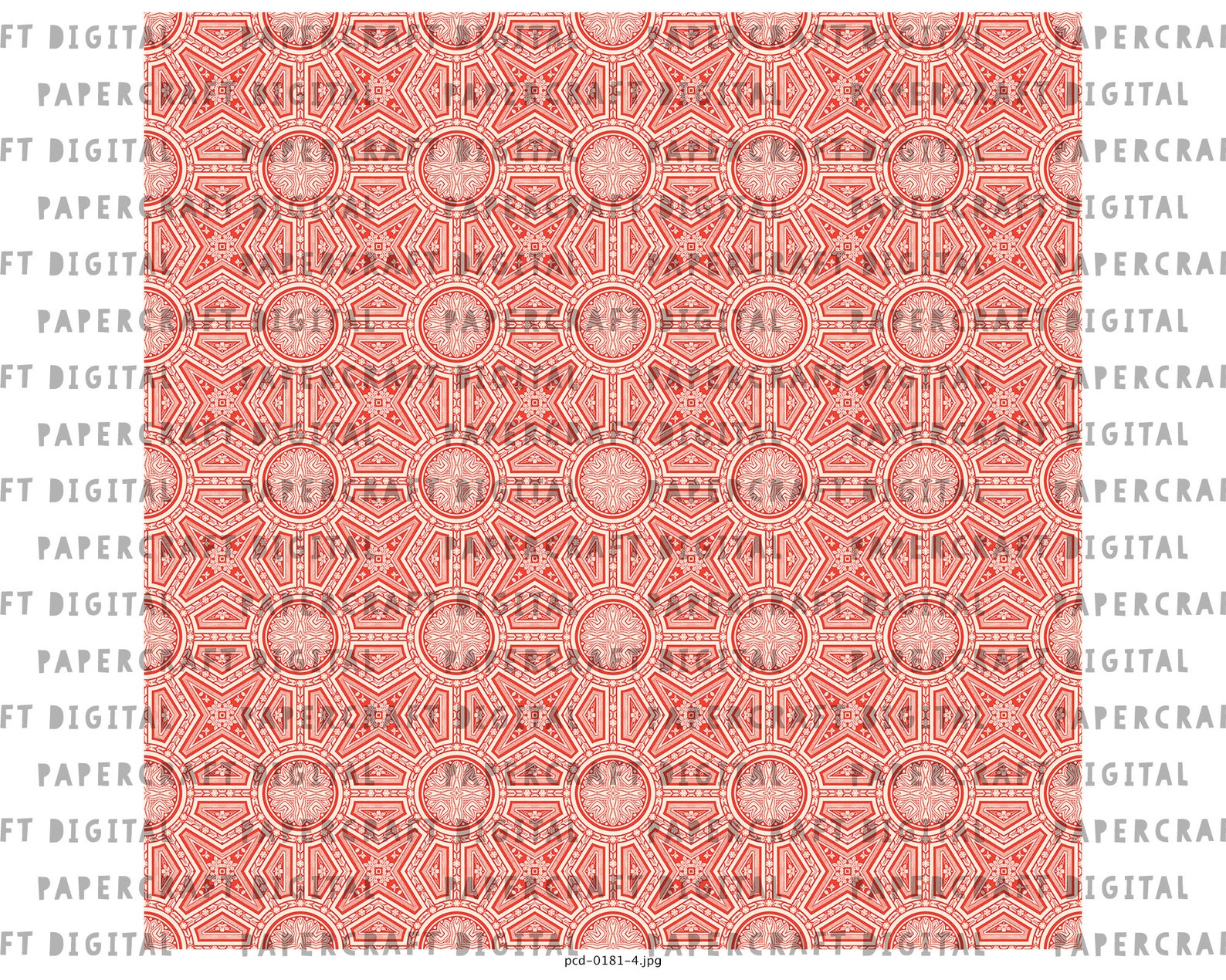 Vintage Scrapbook Printable Paper | Old Medieval Pattern | Seamless ...