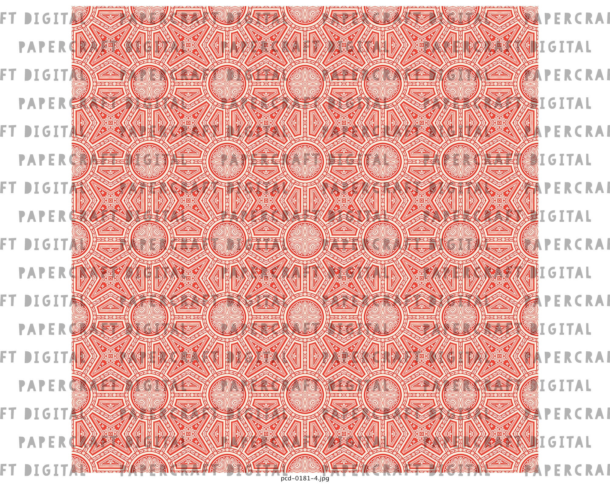 Vintage Scrapbook Printable Paper | Old Medieval Pattern | Seamless ...
