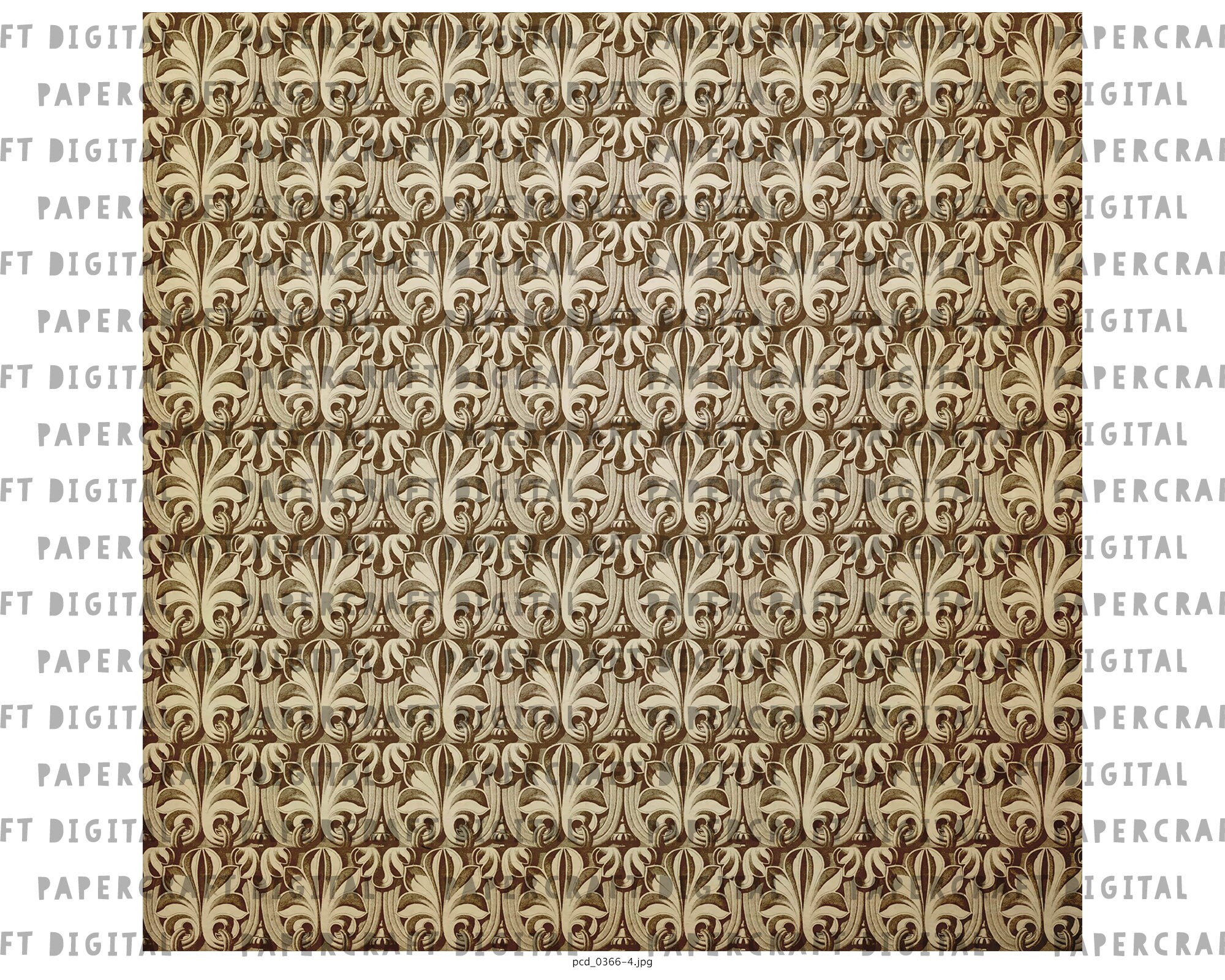 Old Ornamental Printable Paper Medieval Seamless Decorative Endpaper ...