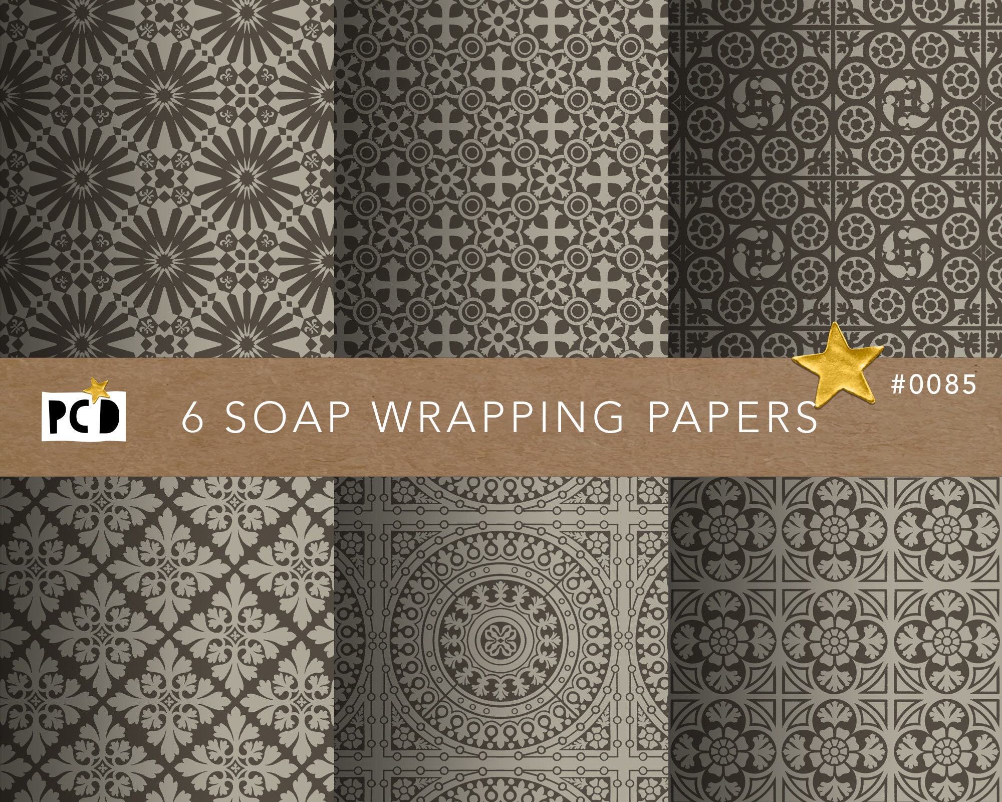 Vintage Scrapbook Printable Paper Old French Pattern - Etsy