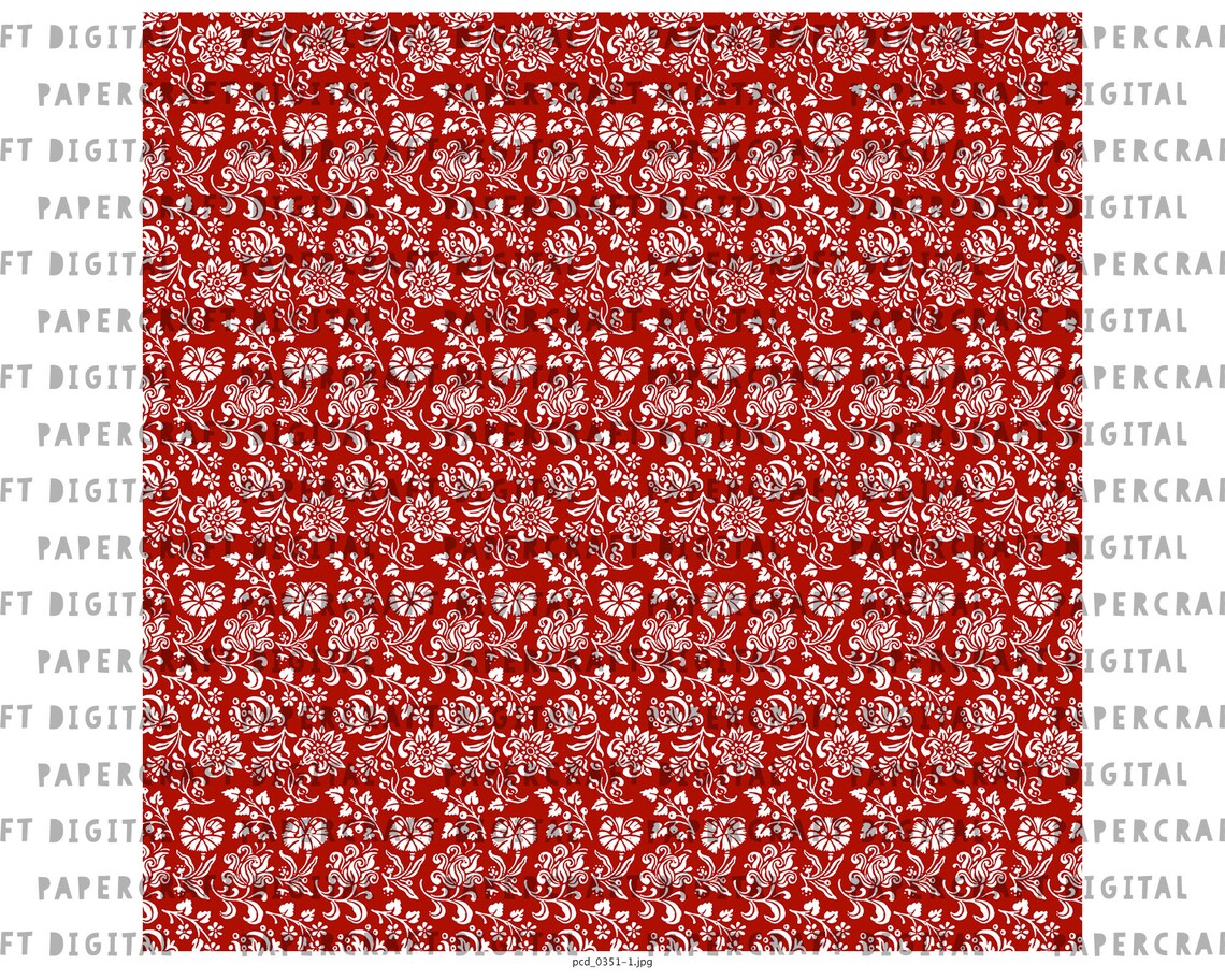 Patterned Paper Pack | Vintage Scrapbook Printable Paper | Old Ornate ...