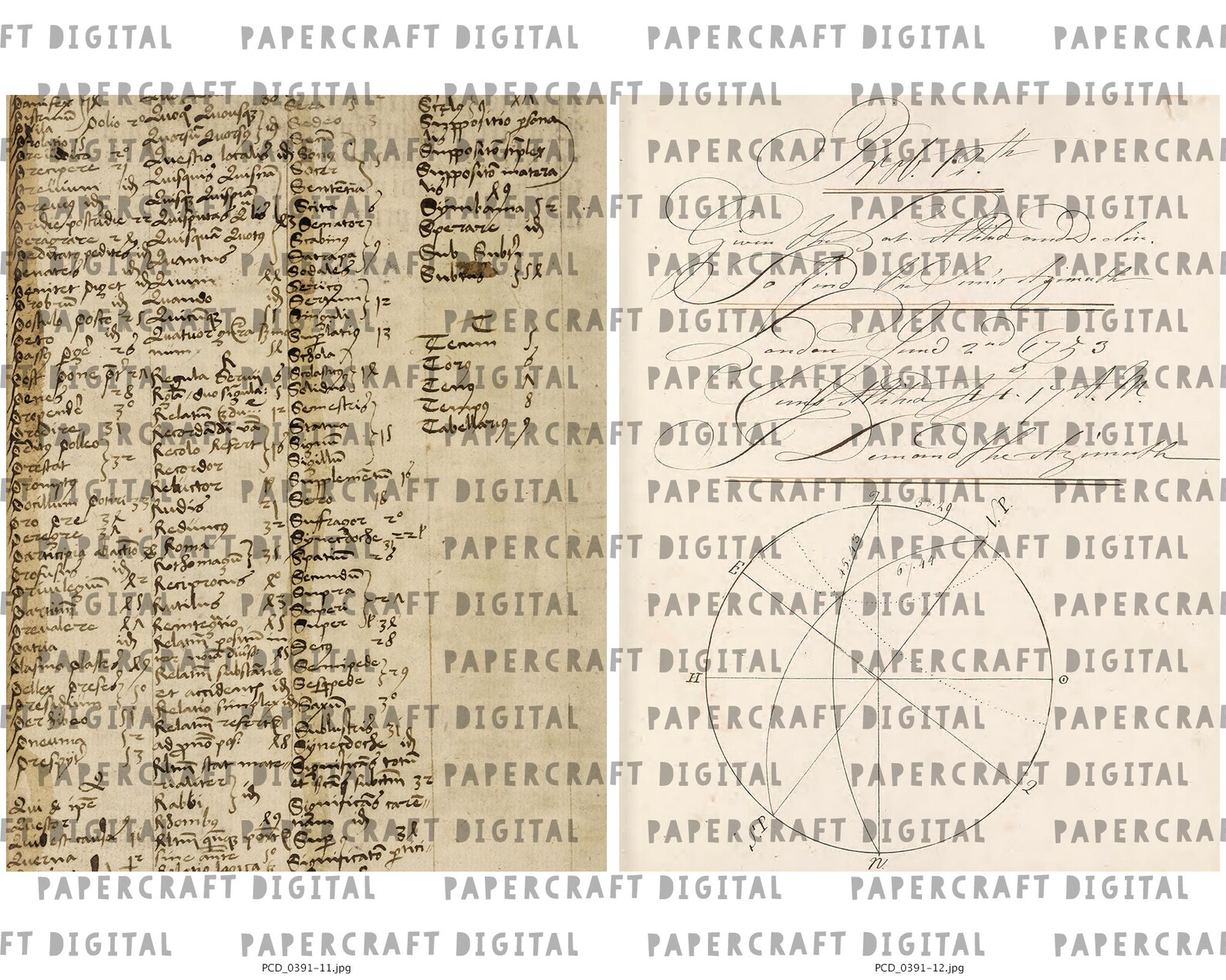 Old Script Writing Texture Vintage Scrapbook Paper - Etsy Canada