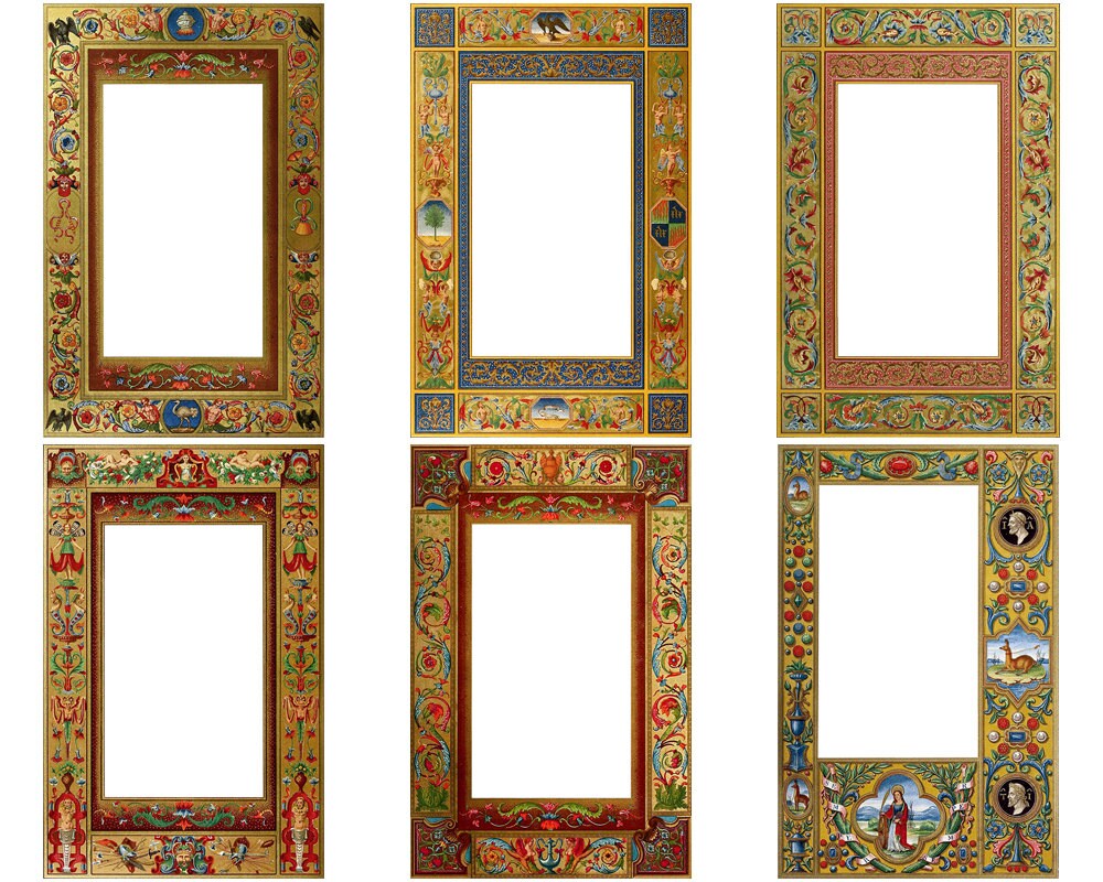 Illuminated Manuscript Borders