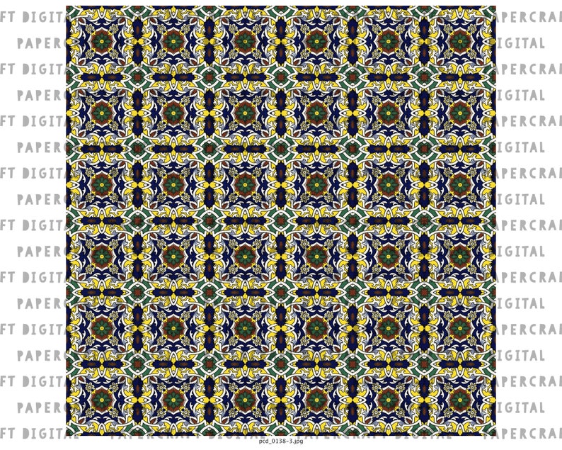 Vintage Scrapbook Printable Paper Old Endpaper Pattern Decorative End ...