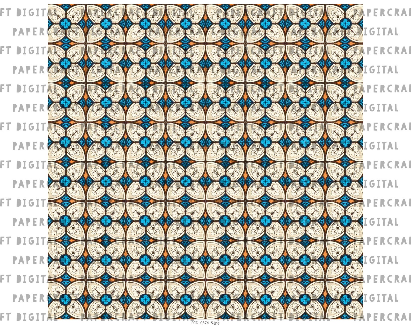 Medieval Printable Paper Patterns Old Middle Ages Seamless | Etsy