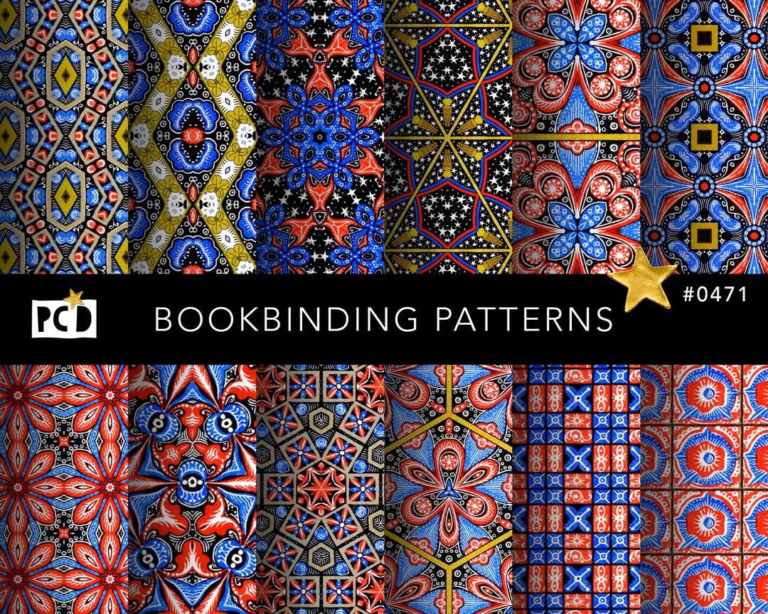 Book Binding Endpaper Patterns - Etsy