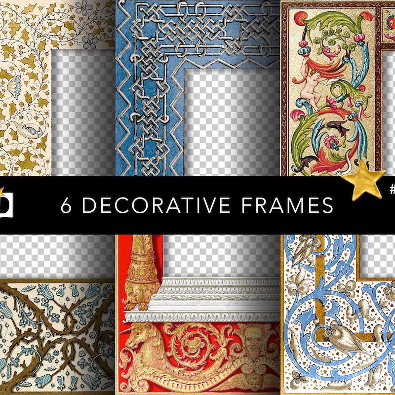 Medieval Wall Stencil - Etsy