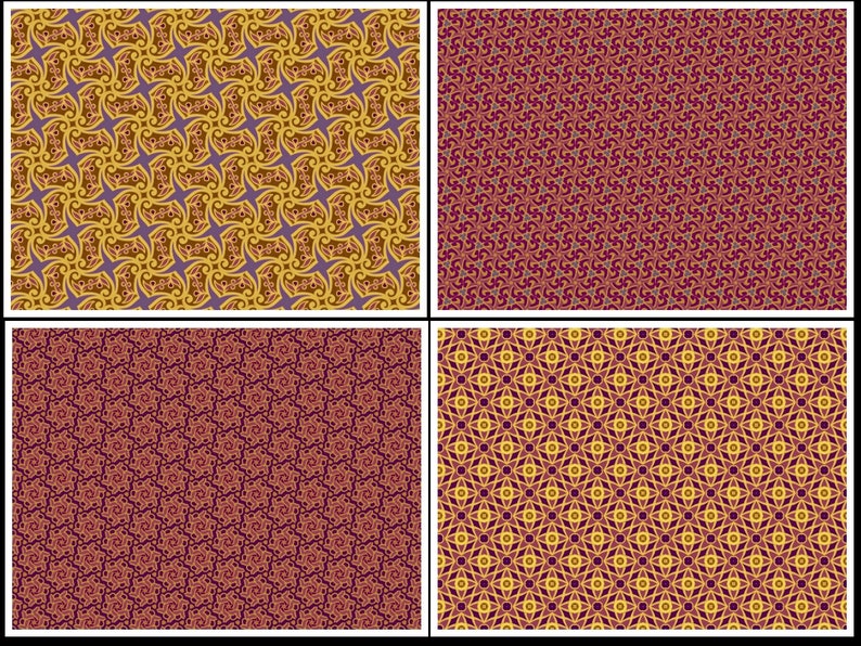 Modern Scrapbook Printable Paper Ornamental Pattern Seamless Decorative ...