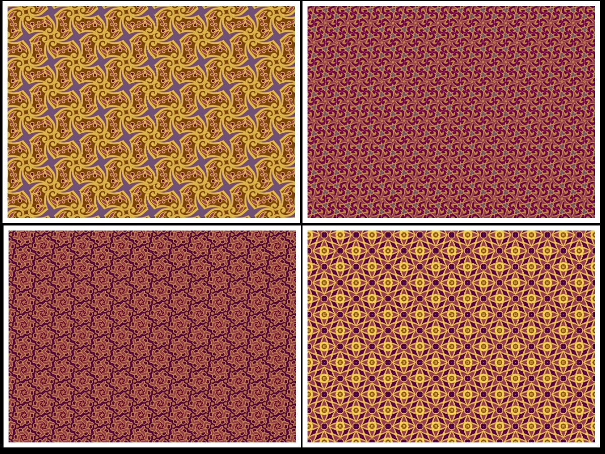 Modern Scrapbook Printable Paper Ornamental Pattern Seamless Decorative ...