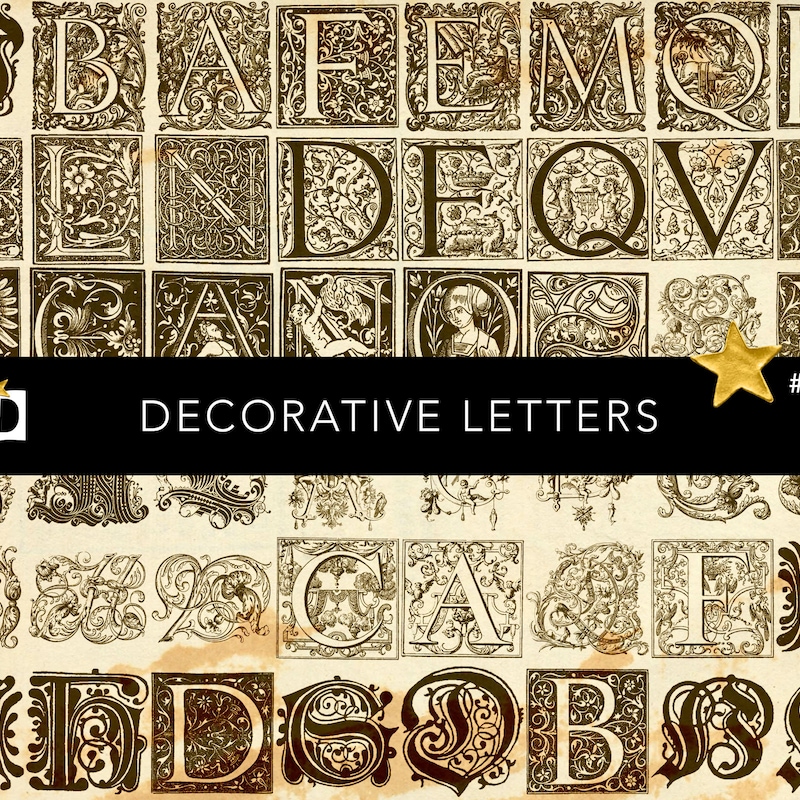 Decorative Letters - Etsy