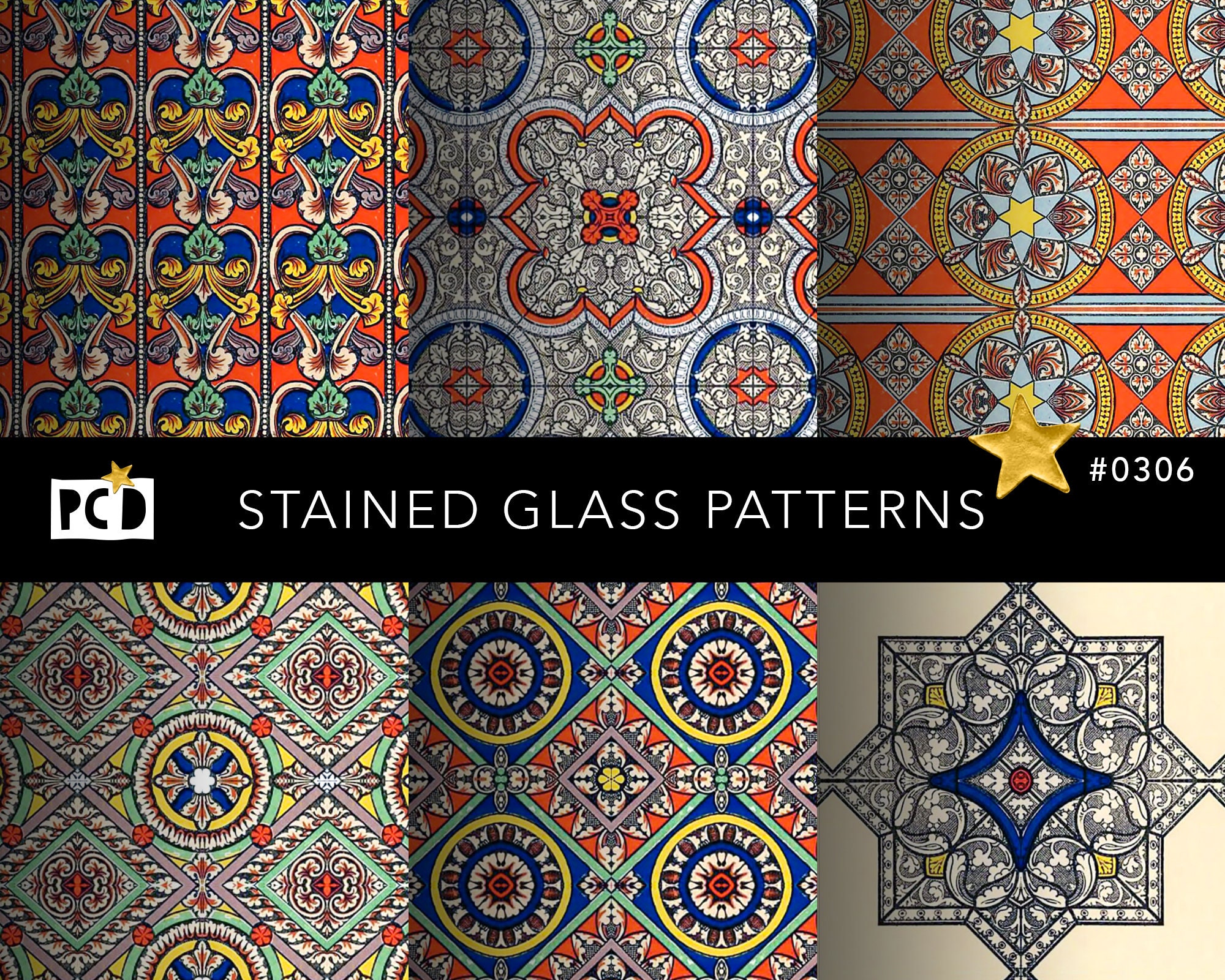 Paper Old Medieval Endpaper Pattern Digital Pack Vintage Scrapbook ...