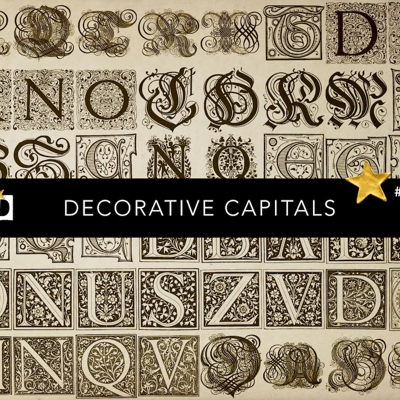 Decorative Initials - Etsy UK