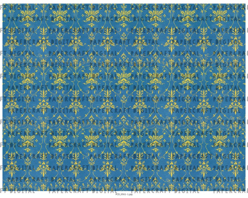 Printable Papers | 15th Century Italian Wallpaper Patterns - Etsy