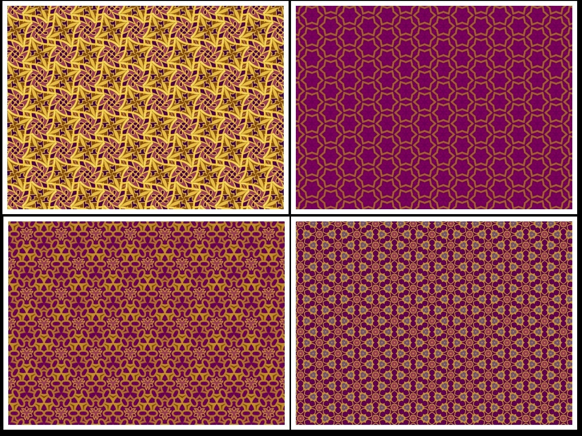 Modern Scrapbook Printable Paper Ornamental Pattern Seamless Decorative ...