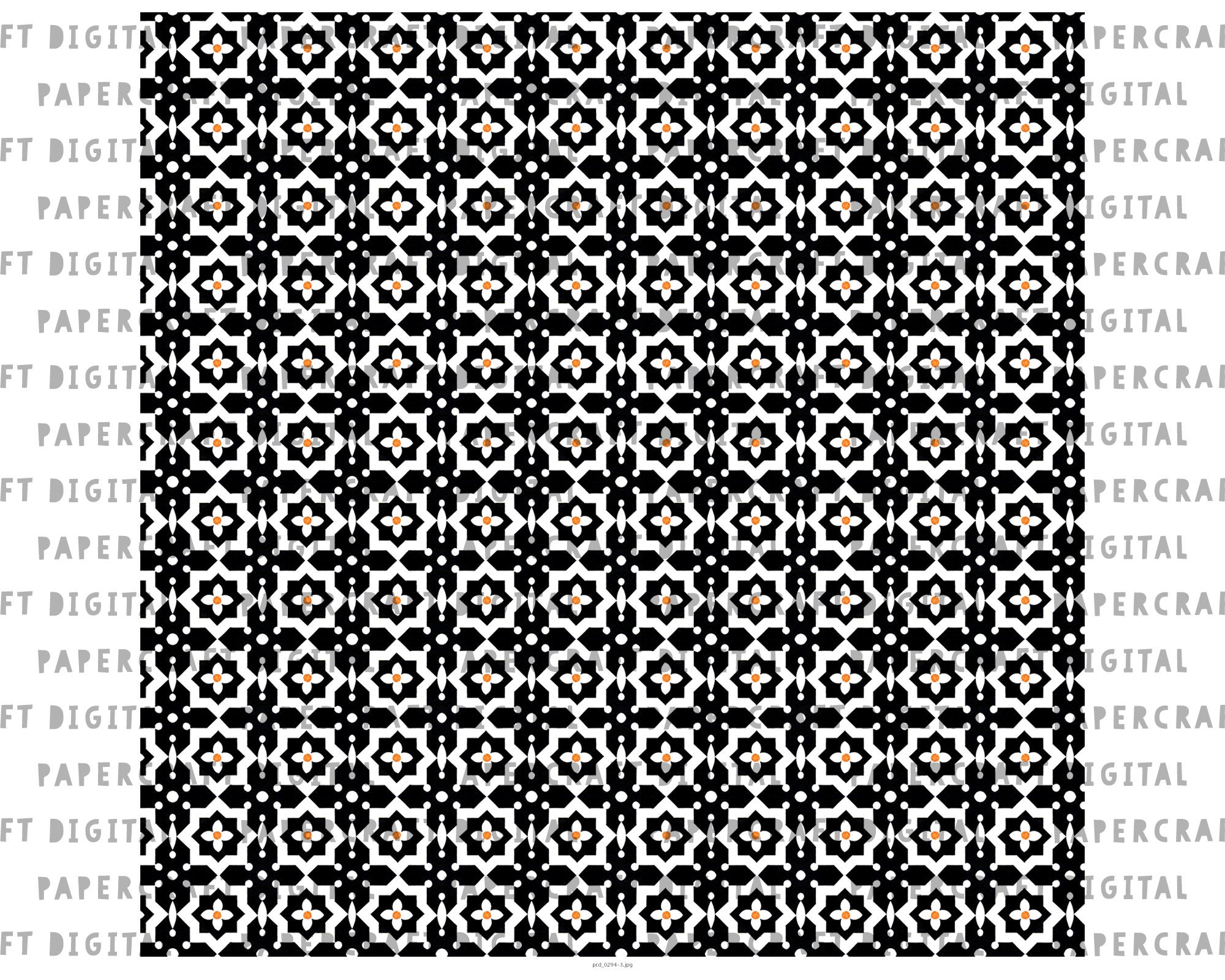 Vintage Scrapbook Printable Paper Old Geometric Pattern - Etsy