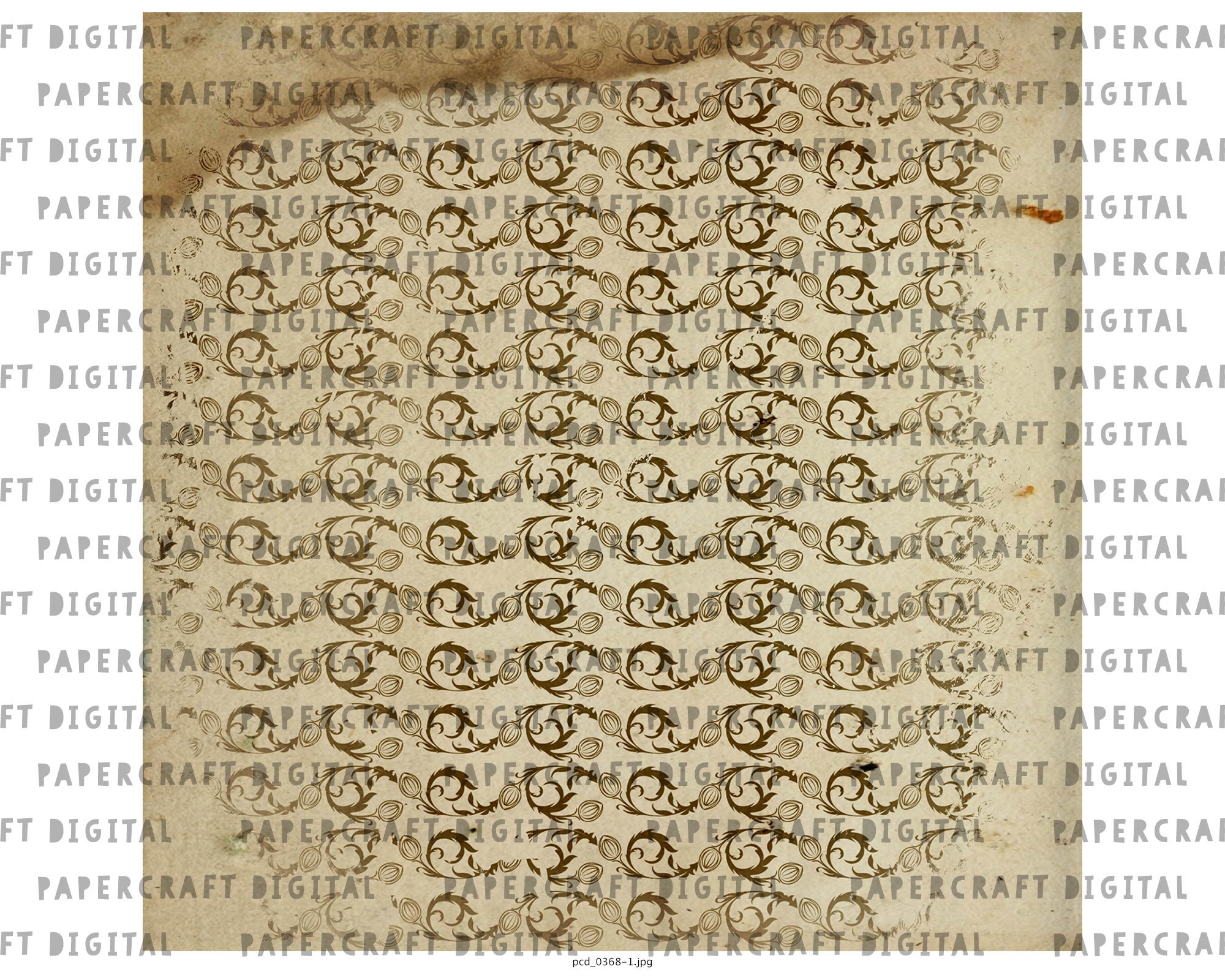 Old Stained Scrapbook Printable Patterned Paper | Vintage Grunge ...