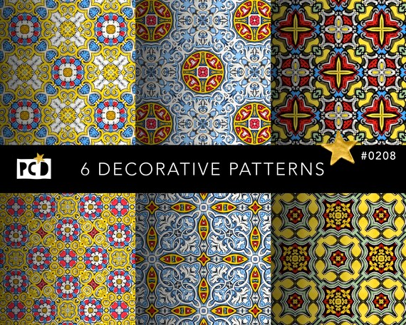 Vintage Scrapbook Printable Paper Old Medieval Pattern | Etsy
