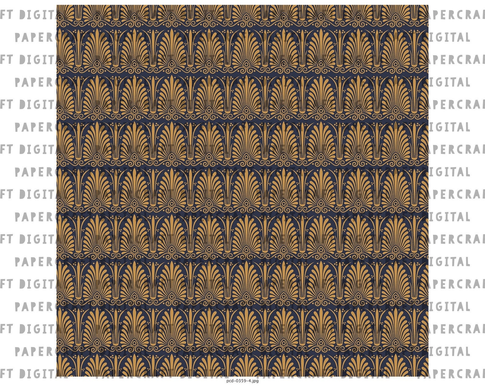 Ancient Greek Patterns Printable Paper Vintage Scrapbook Decorative ...