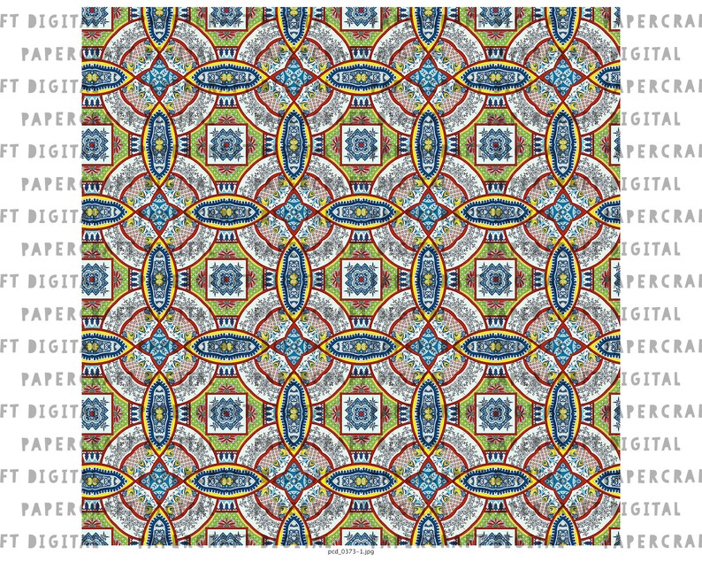 18th Century Rococo Patterns | Seamless Decorative Endpaper Design ...