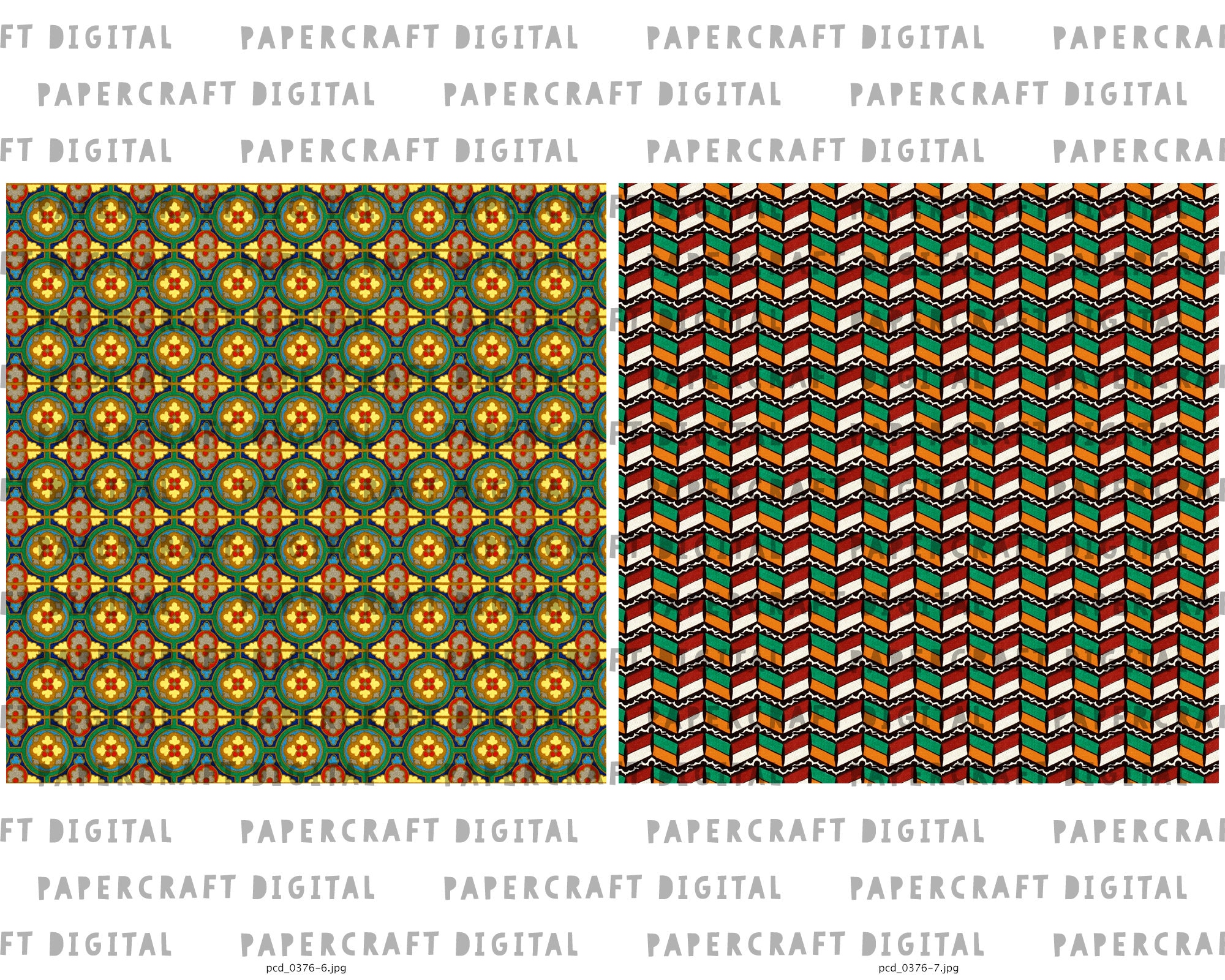 Medieval Printable Paper Patterns Old Middle Ages Seamless | Etsy