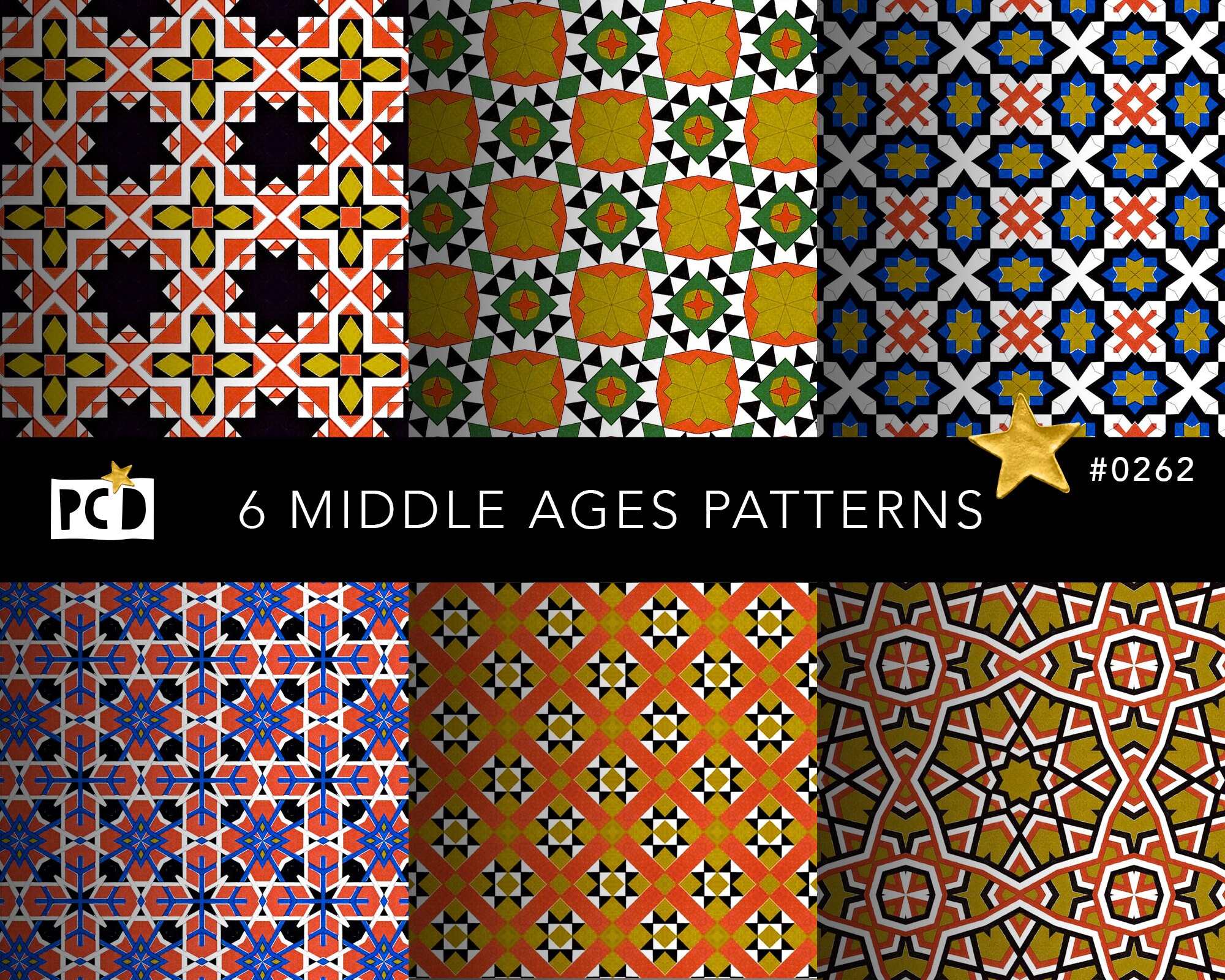 Vintage Scrapbook Printable Paper Old Medieval Patterned - Etsy