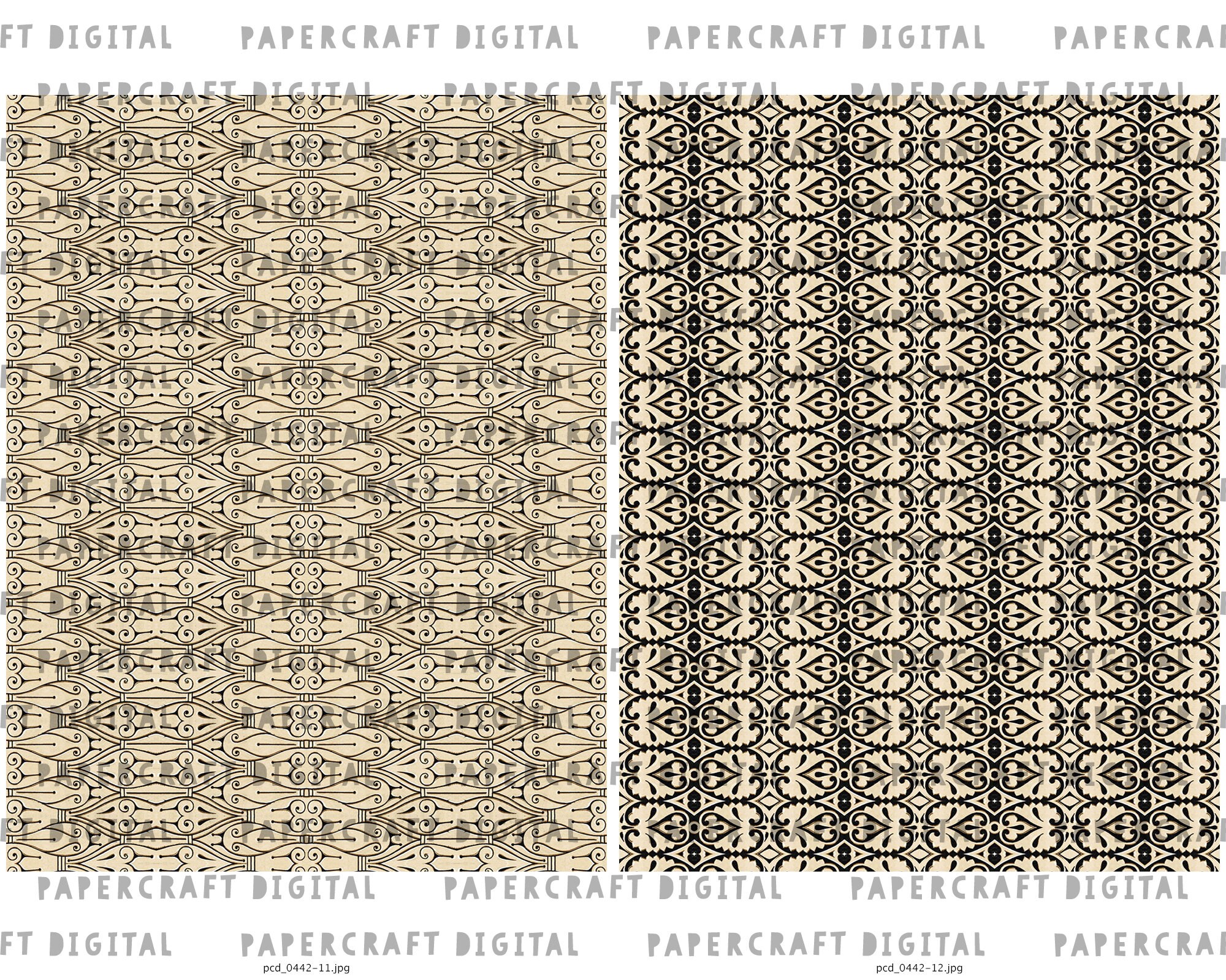 Old Arabian Arabic Patterns Middle Eastern Decorative Printable Papers ...