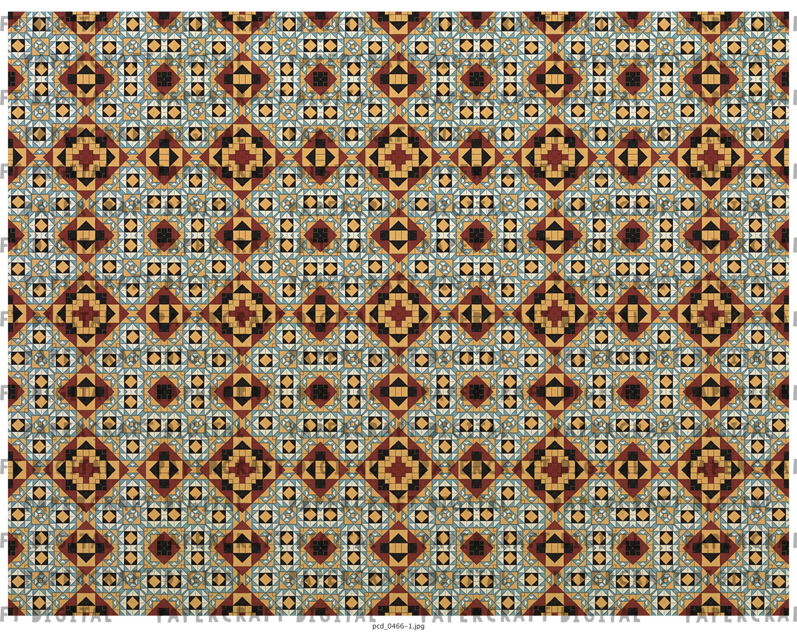 Journaling Printable Paper | Old Roman Tiles Pattern | Mosaic ...