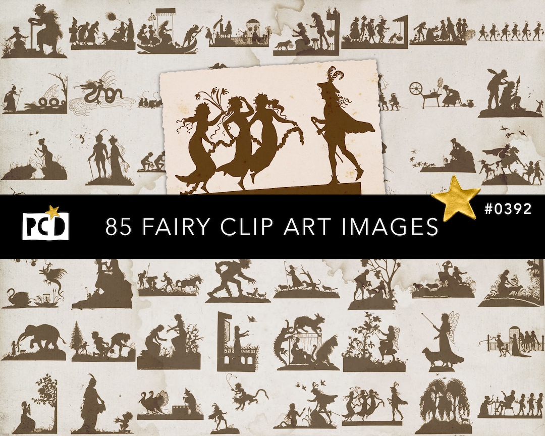 Vintage Fairy Tales Clip Art | Transparent PNG Pack - Etsy