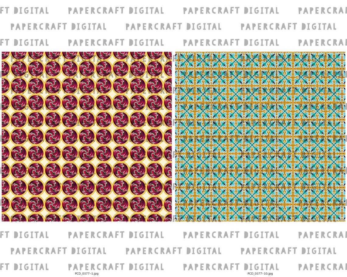 Medieval Printable Paper Patterns Old Middle Ages Seamless | Etsy