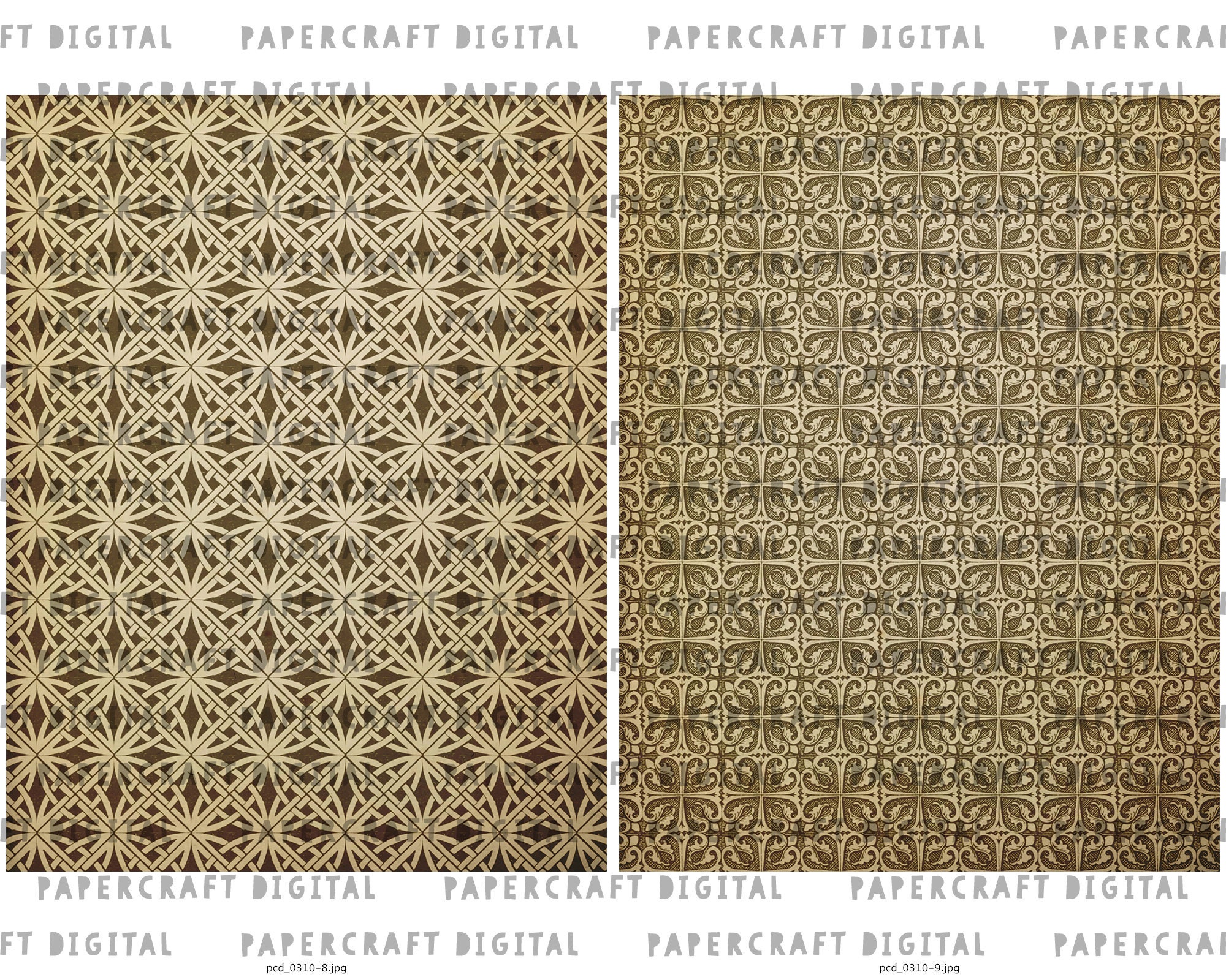 Vintage Scrapbook Printable Paper Old Greek Roman Pattern | Etsy