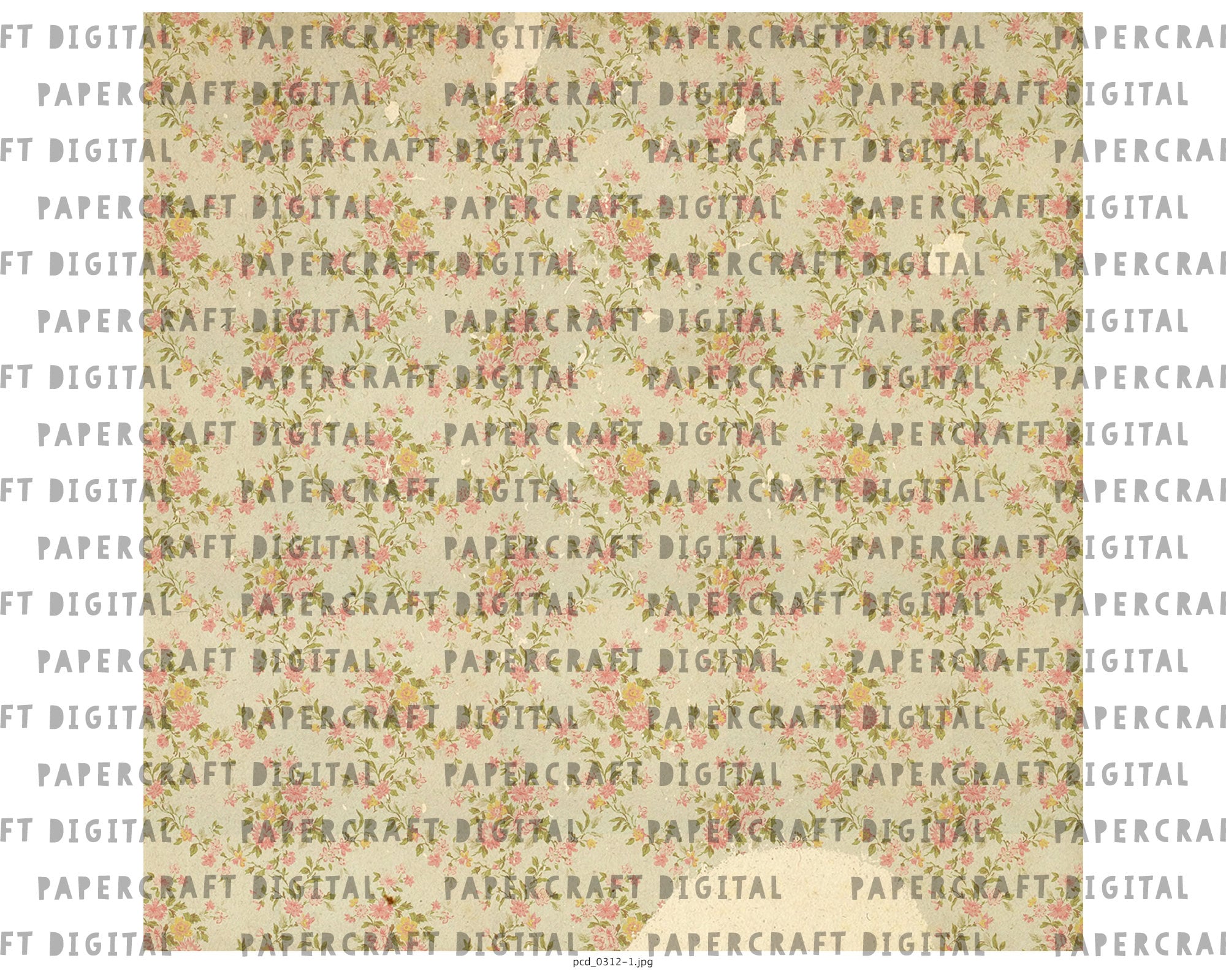 Vintage Scrapbook Printable Paper Old Wallpaper Pattern Seamless ...