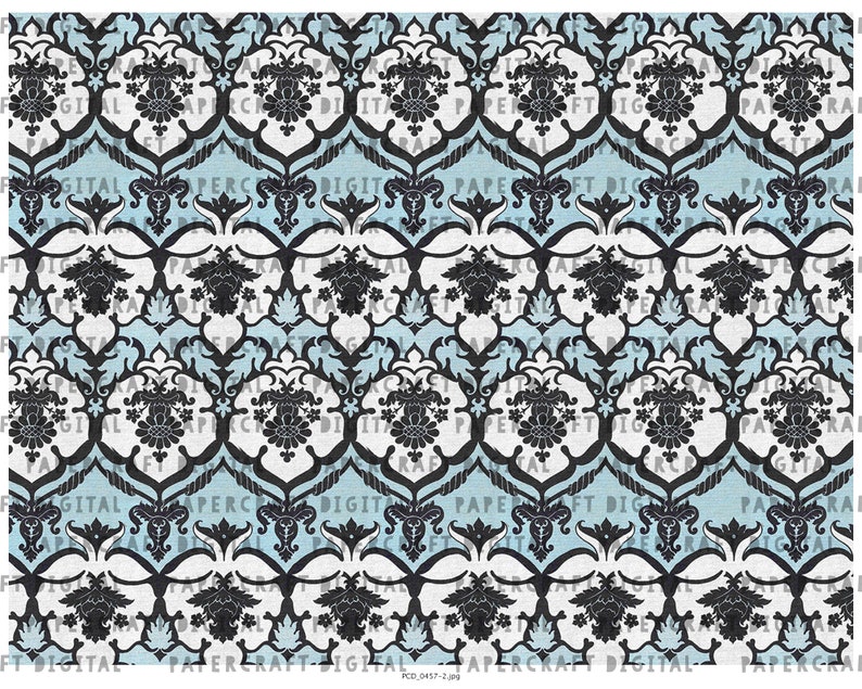 Printable Papers | Old 1900's Decorative Floral Wallpaper Patterns - Etsy