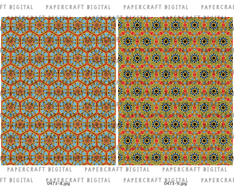 Book Binding Endpaper Patterns Decorative Patterned Papers - Etsy