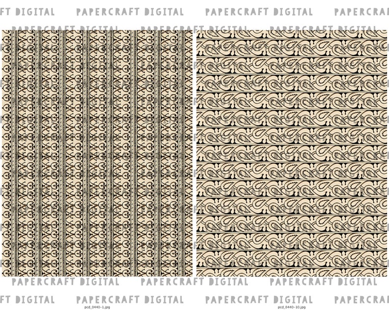 Old Arabian Arabic Patterns Middle Eastern Decorative Printable Papers ...