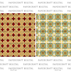 Medieval Printable Paper Patterns Old Middle Ages Seamless Decorative ...