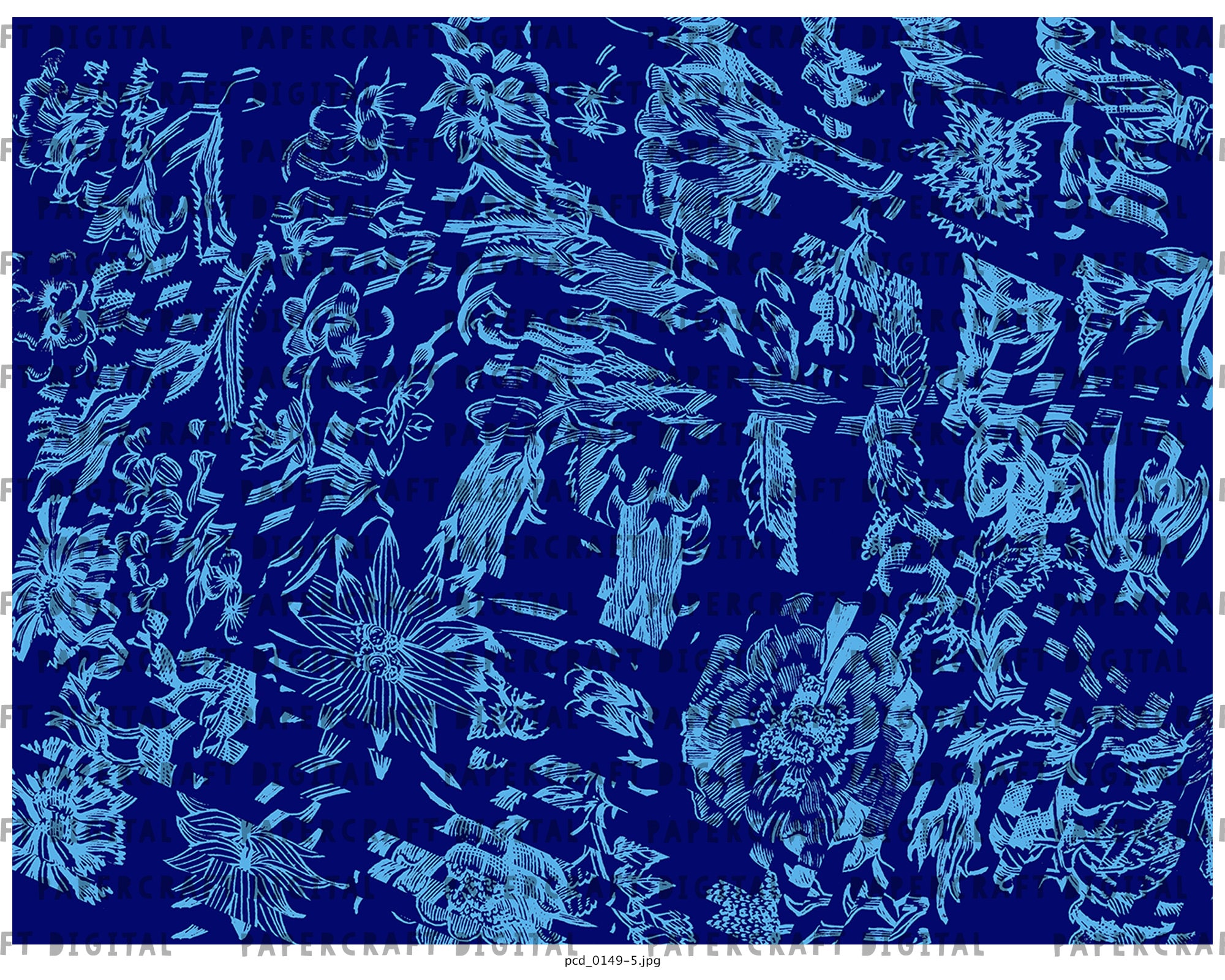 Modern Scrapbook Printable Paper Abstract Seamless - Etsy