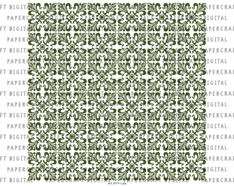 Vintage Scrapbook Printable Paper Old Medieval Endpaper Pattern Antique ...