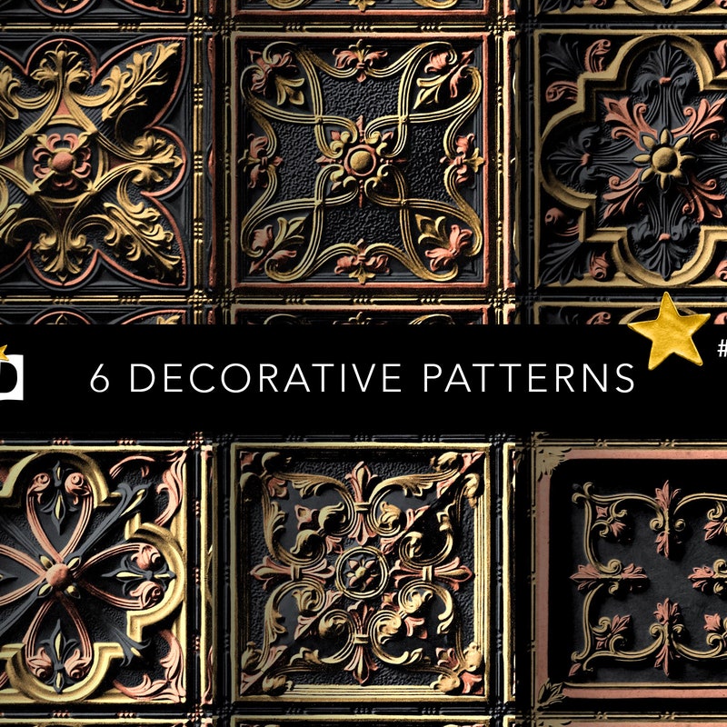 Gothic Ceiling Tiles - Etsy