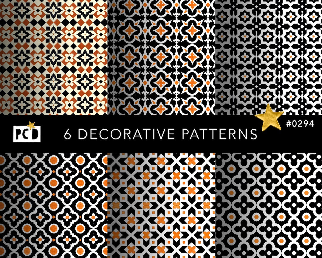 Vintage Scrapbook Printable Paper | Old Geometric Pattern | Seamless ...